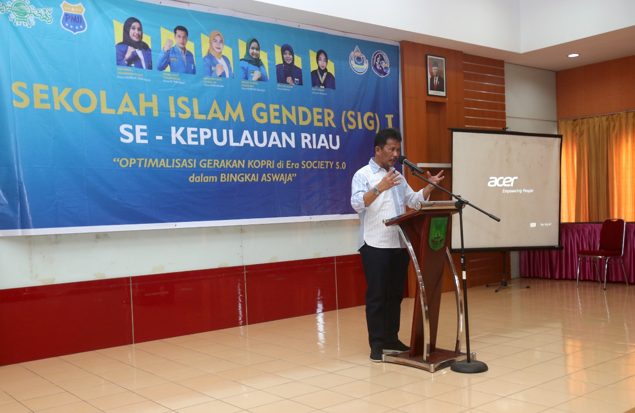 Rudi Buka Sekolah Islam Gender Korps PMII Putri - MataKepri || Portal Berita Untuk Anda