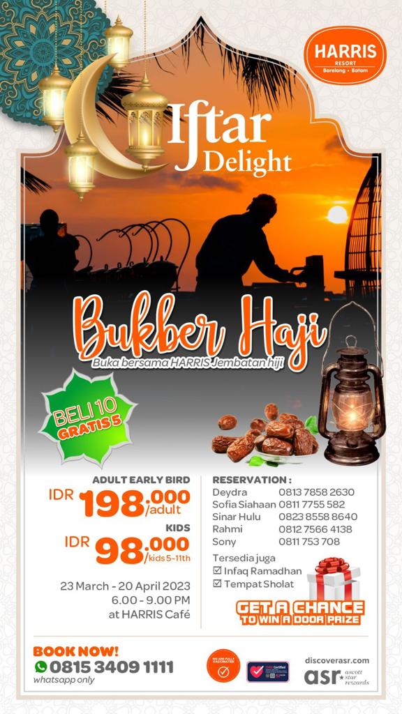 Ramadhan Sebentar Lagi, Harris Resort Barelang Tawarkan Promo Bukber ...